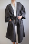 100% French Flax Linen Robe - suki.collective