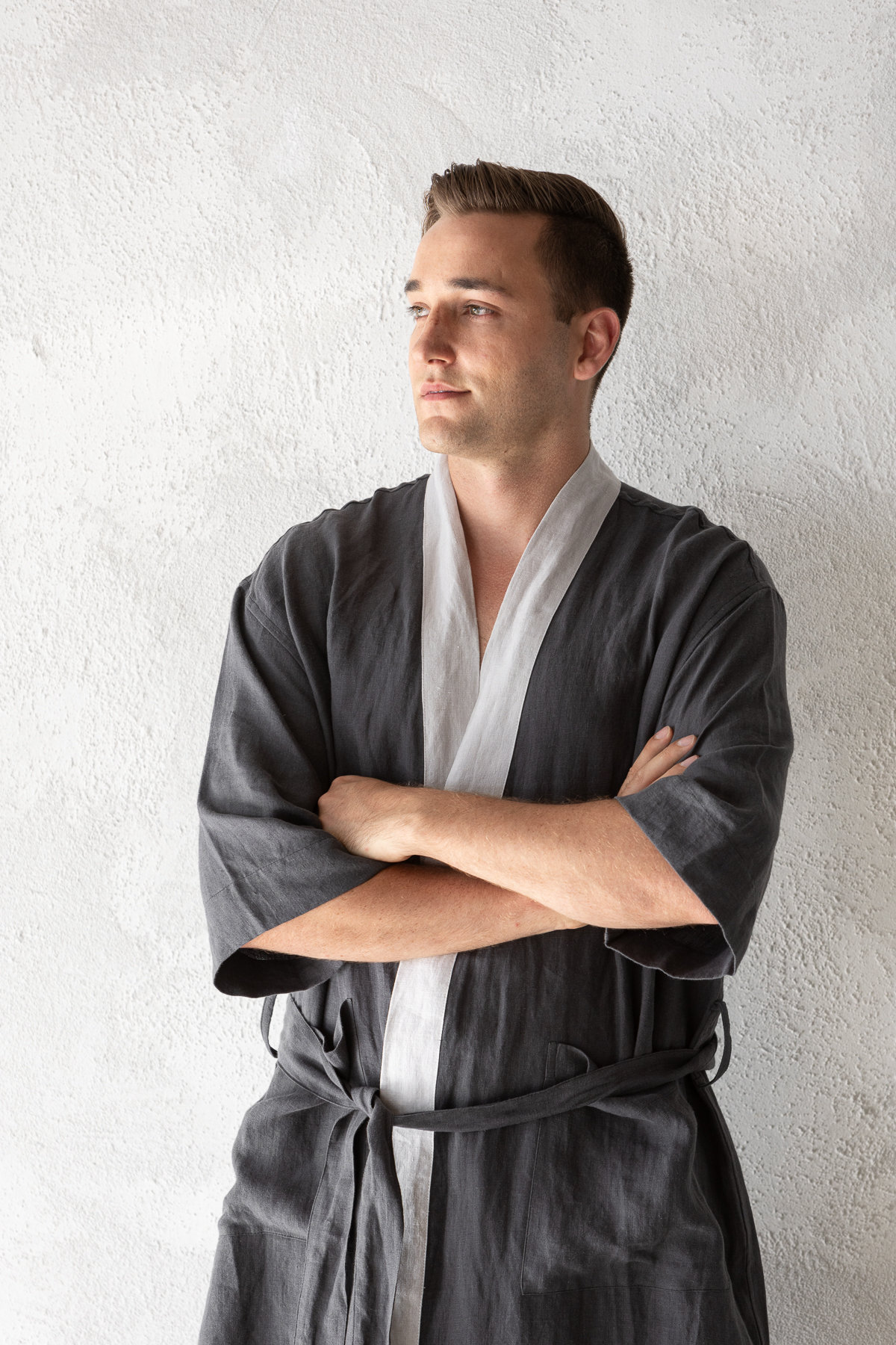 Linen Robe - suki.collective